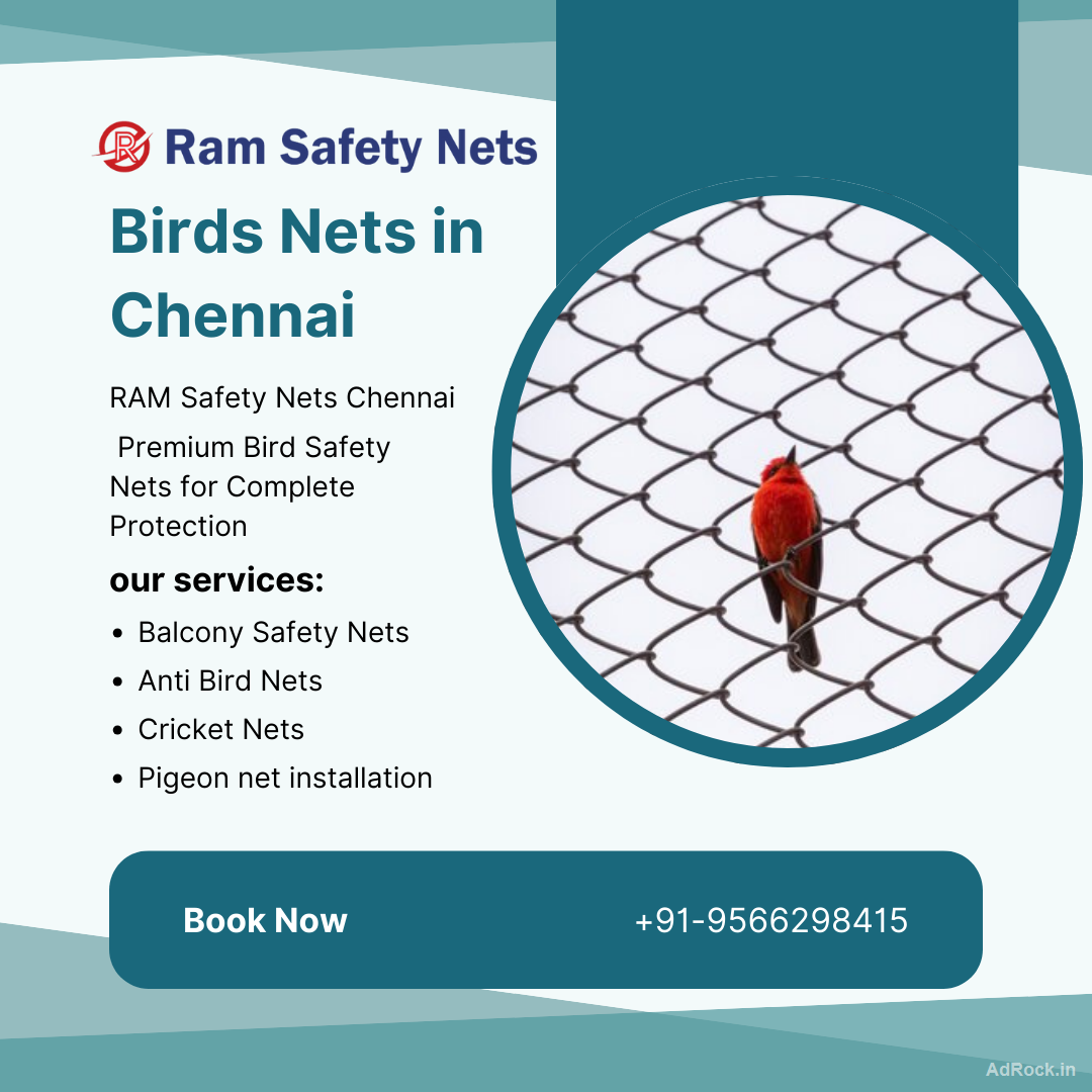 Birds Nets in Chennai- Premium Bird Safety Nets for Complete Protection