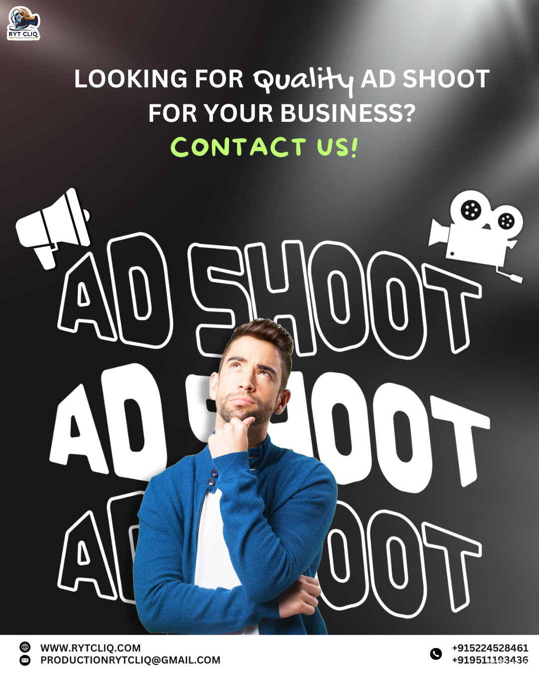Professional Ad Shoot for your Business
