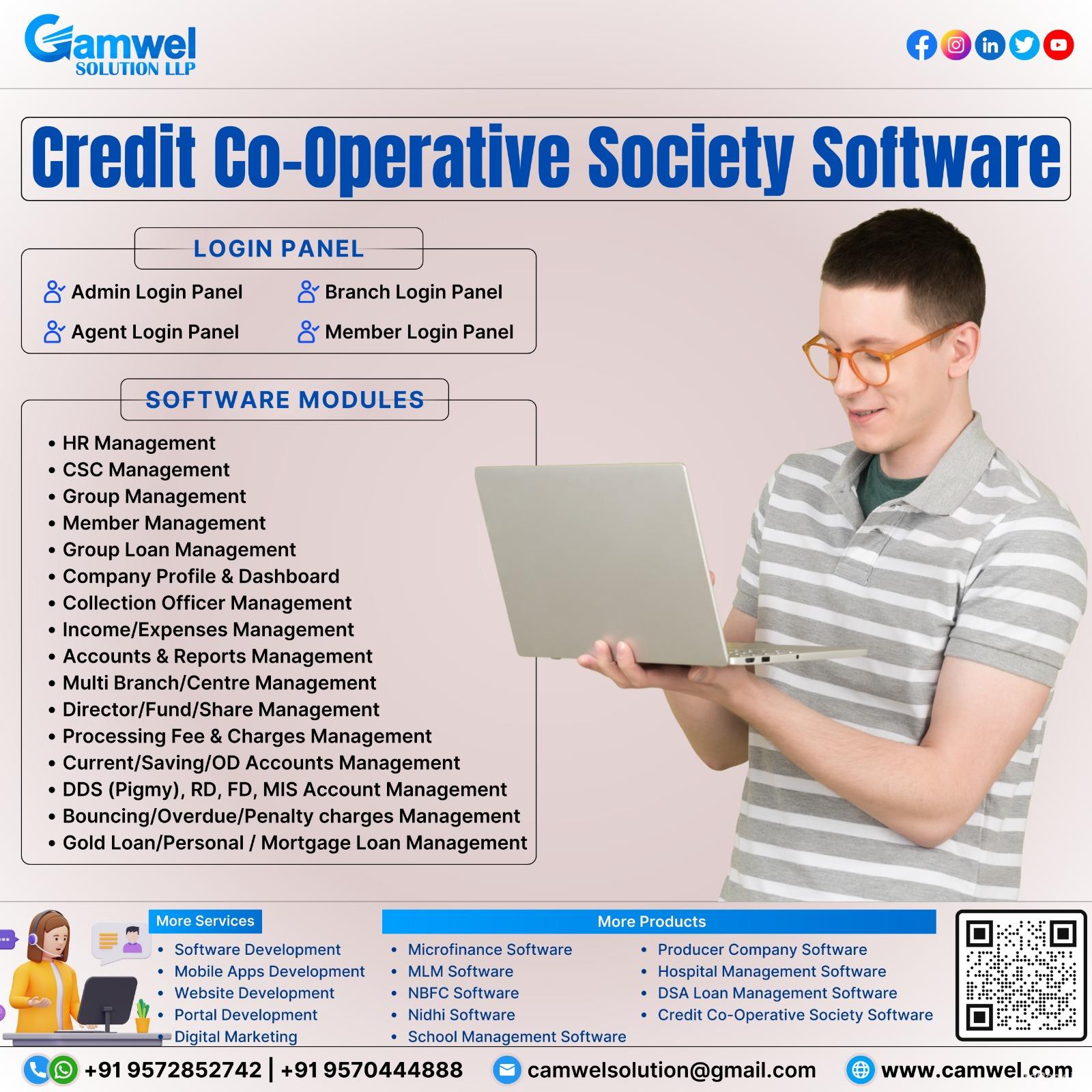 Best Credit Co-Operative Society Software | Free Demo