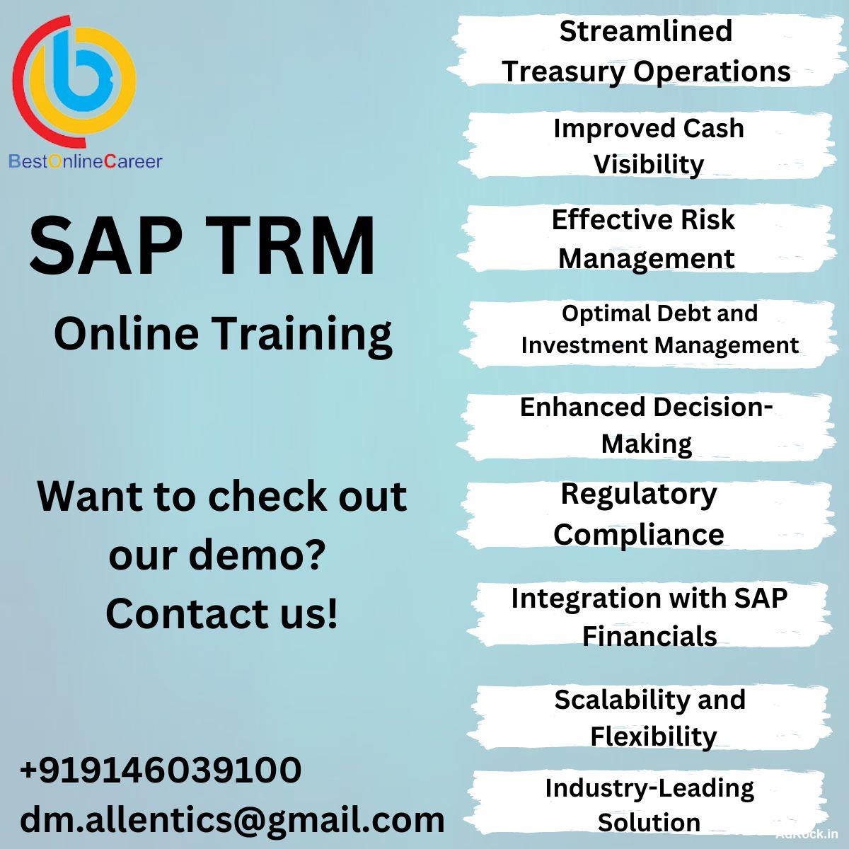 Online Course for Success: SAP TRM Training with Best Online Career