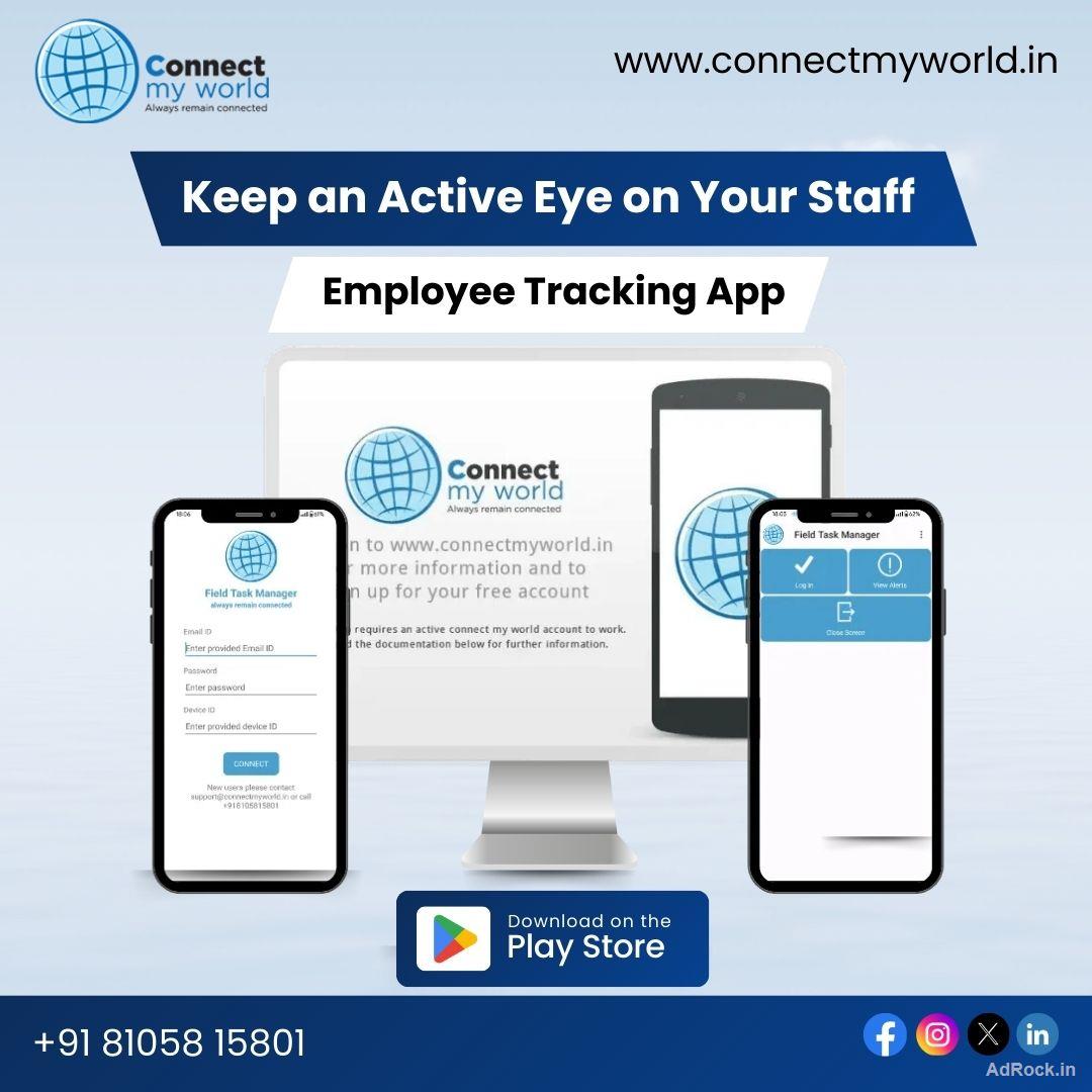 Best Employee GPS Tracking App – ConnectMyWorld
