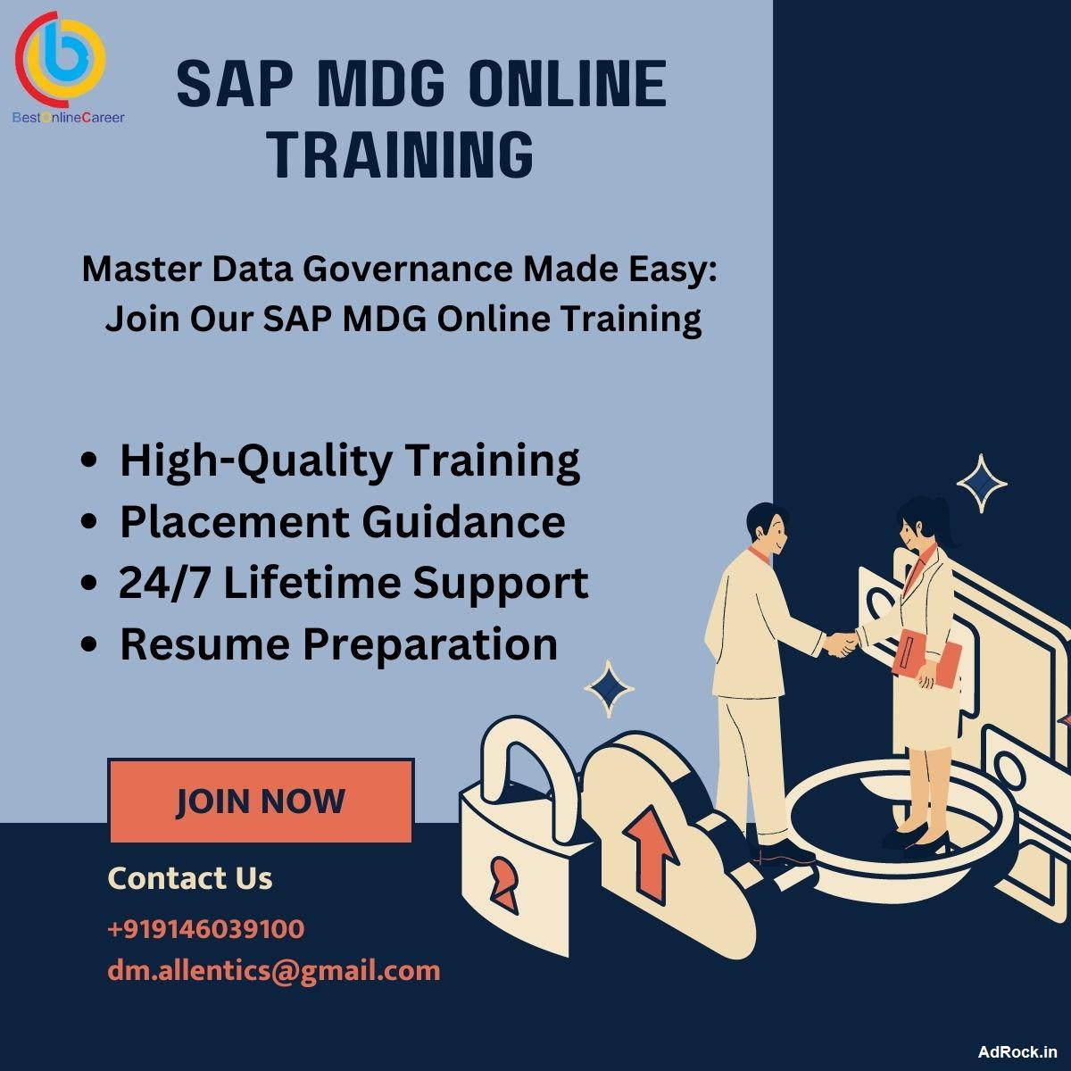 Unlock the Power of SAP MDG Online Training with Best Online Career