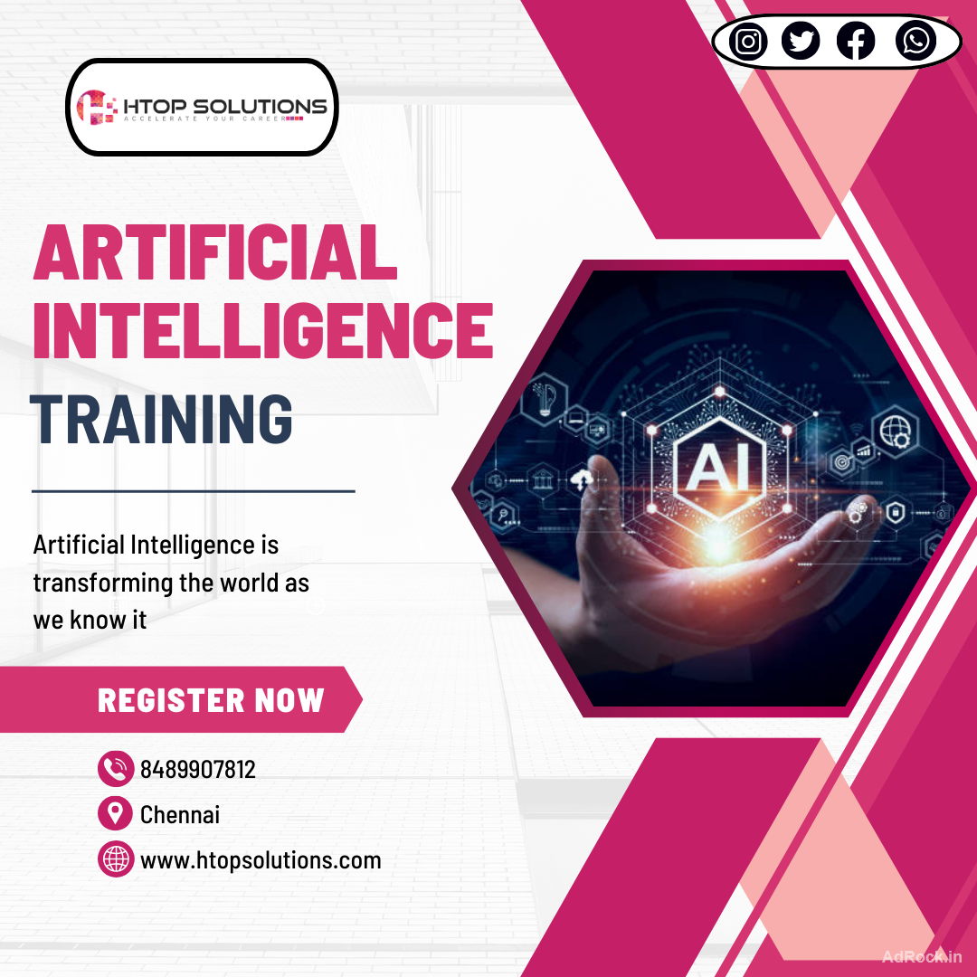 The Best Artificial Intelligence Training Course In Chennai