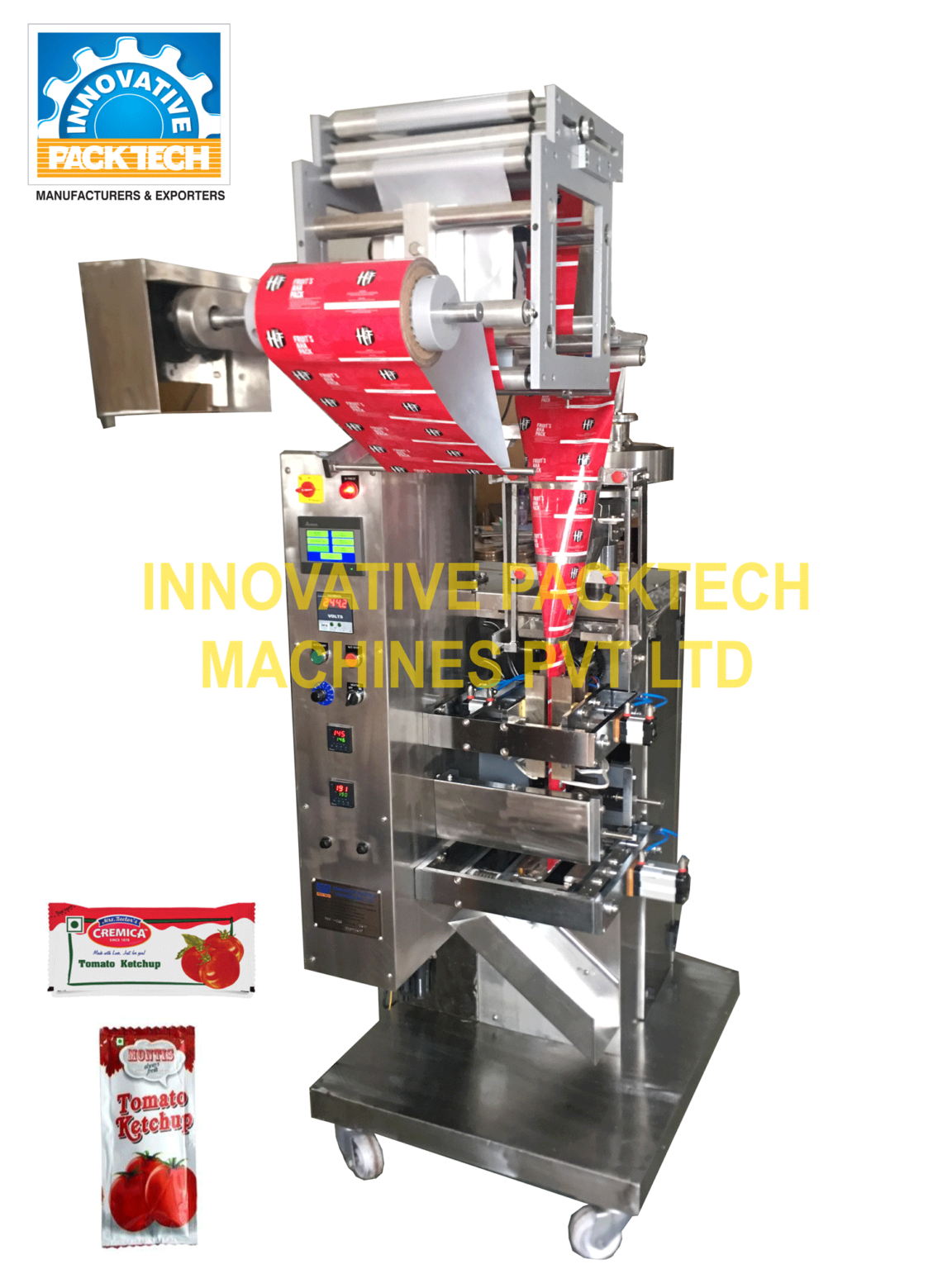 Pneumatic FFS Packaging machine- Granules